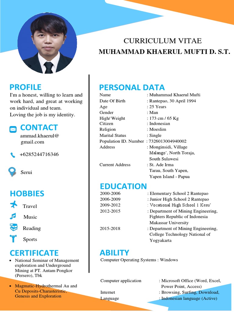Curriculum Vitae Haeru Fix | PDF | Indonesia | Microsoft Windows