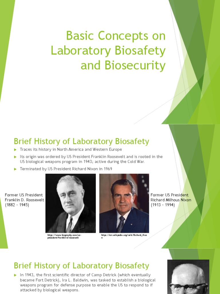 Basic Concepts on Laboratory Biosafety and Biosecurity | Public Health | Health Sciences