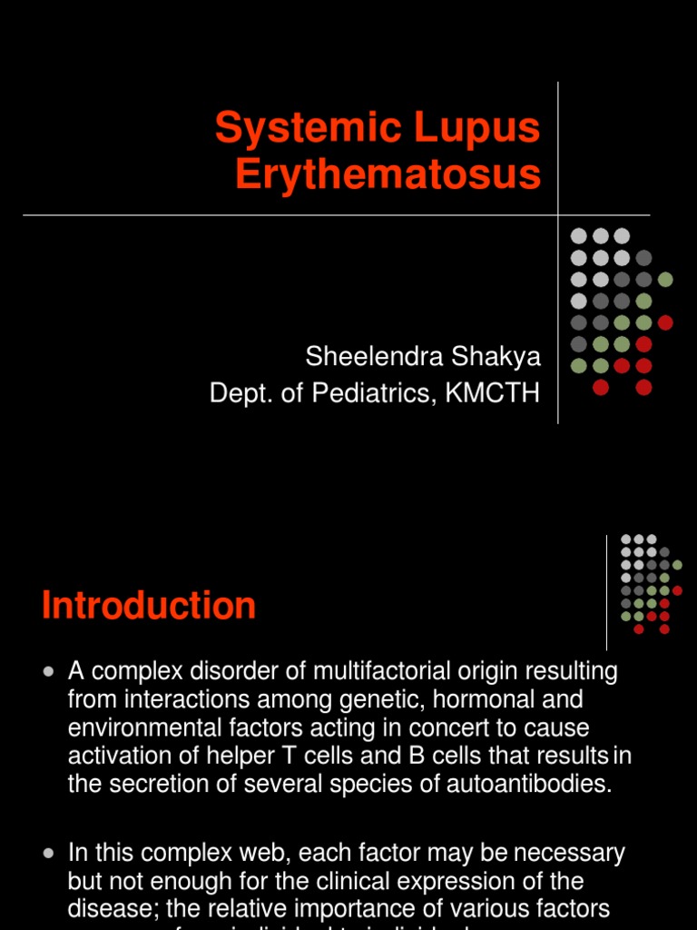 Lupus: Oral Ulcers and Treatment Insights | PDF | Systemic Lupus ...