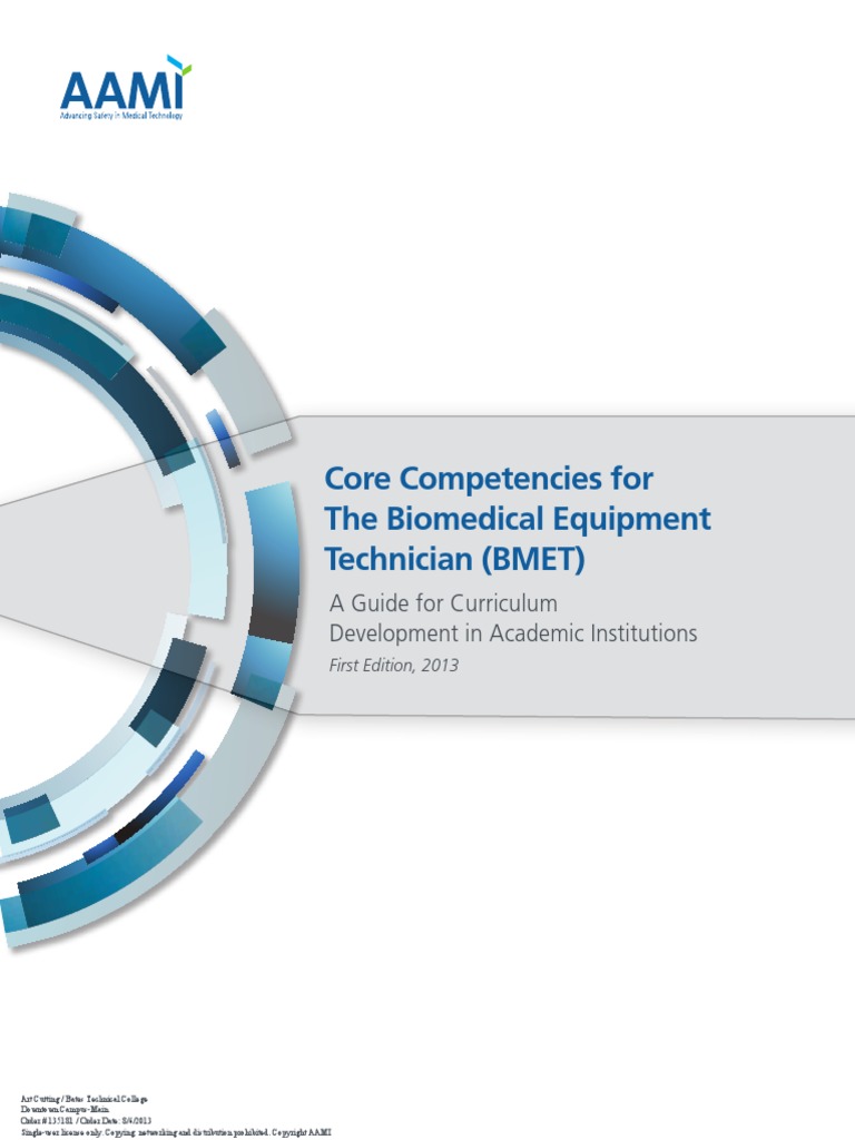 Core Competencies For The Biomedical Equipment Technician (BMET) - AAMI ...