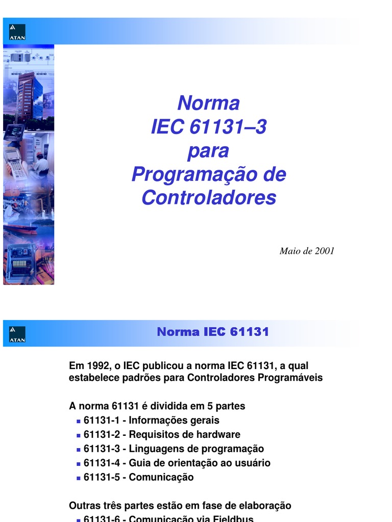 Apresentacao Basica IEC 61131-3 | PDF | Programa de computador ...