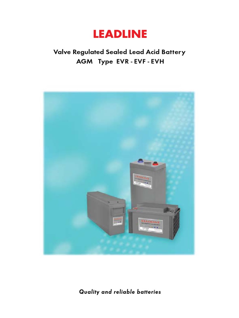 LEADLINE EVR Catalogue Updated | Energy Storage | Power (Physics)