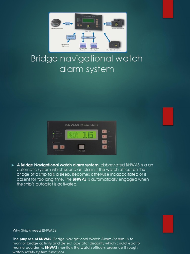 Bridge Navigational Watch Alarm System | PDF