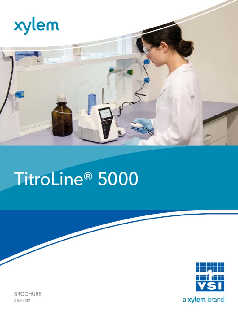 TitroLine 5000 Specification Sheet | PDF | Titration | Chemistry