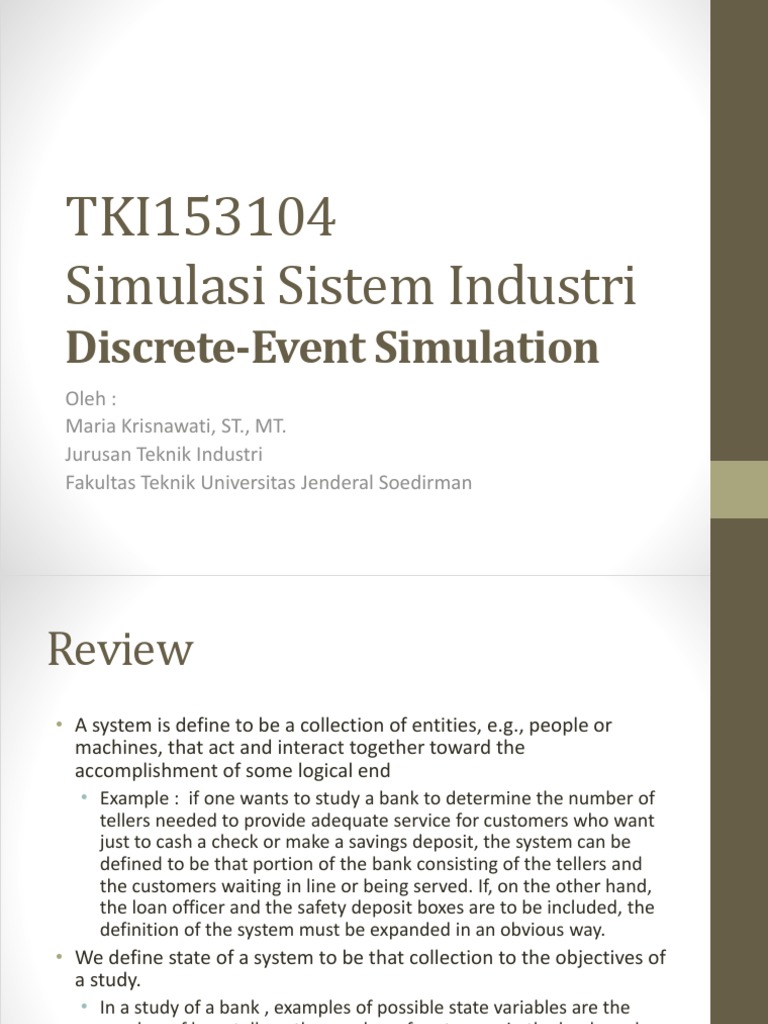 Simulate Single Server Queueing System Using Discrete Event Simulation Pdf Monte Carlo