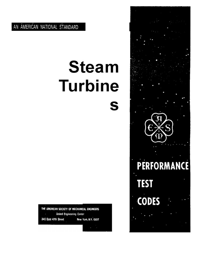 Steam Turbines (Ansi - Asme PTC 6 - 1976) | PDF