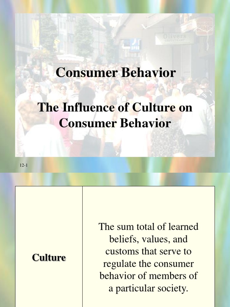 The Influence of Culture On Consumer Behavior | PDF | Rituals | Wedding