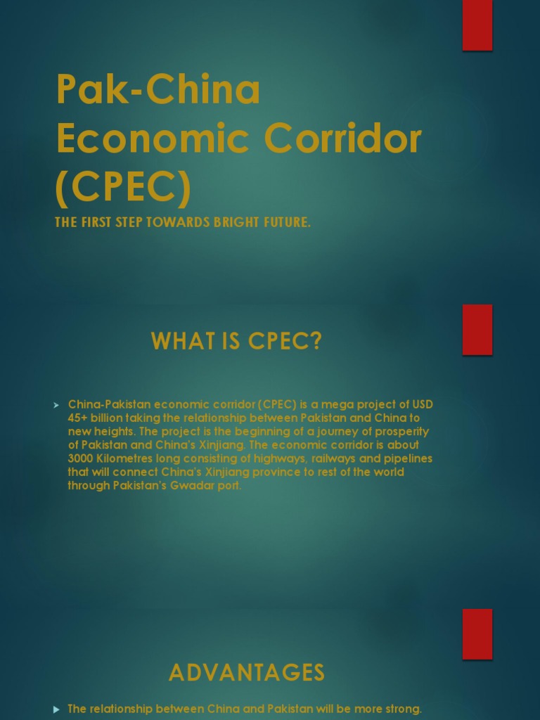 CPEC Intro | PDF | Pakistan | Economies