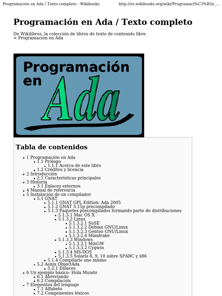 Programacion en Ada | Programming Language | Computer Program