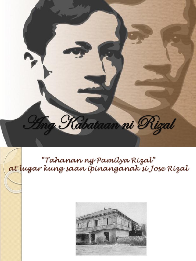 Ang Kabataan Ni Rizal | PDF