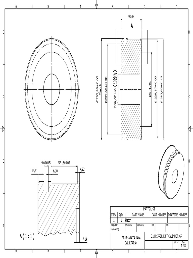 Cylinder Ripper Lift | PDF | Vehicle Technology | Systems Engineering