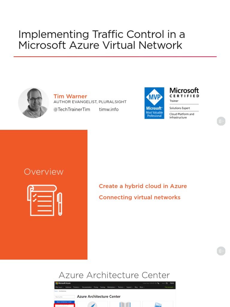 Implementing Traffic Control in A Microsoft Azure Virtual Network ...