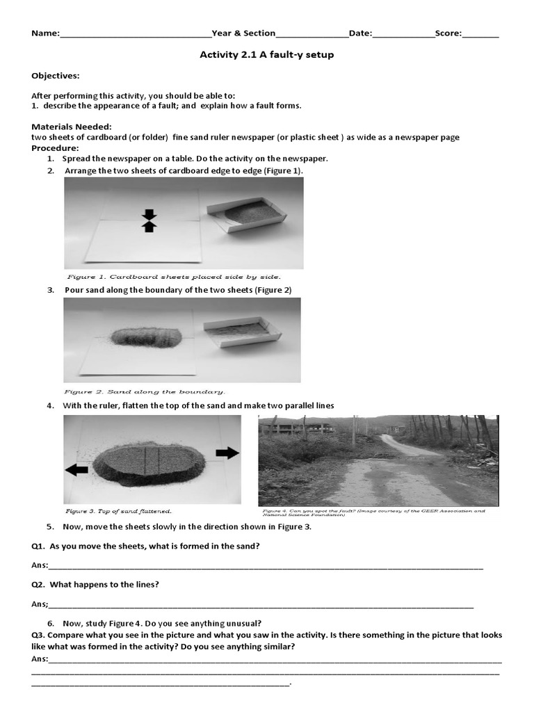 Activity 2.1 Faulty Set-Up | PDF | Teaching Methods & Materials | Art