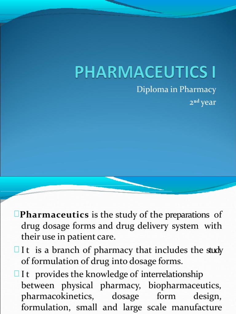 Overview of Pharmaceutical Formulations | PDF | Tablet (Pharmacy ...