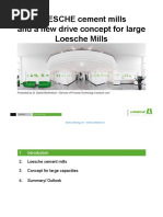 Loesche Vertical Roller Mills Overview | PDF | Mill (Grinding) | Cement