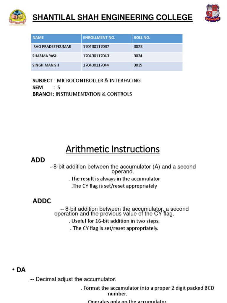 8051 Microcontroller PPT-1 | PDF | Digital Technology | Computing