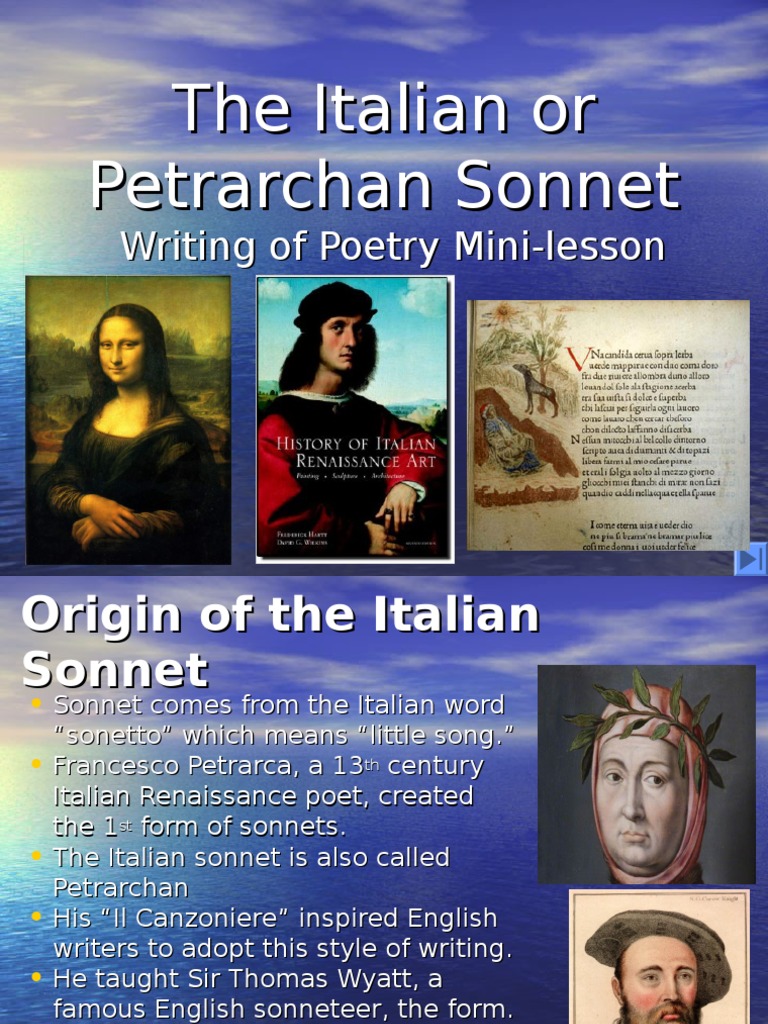 Understanding the Petrarchan Sonnet | PDF