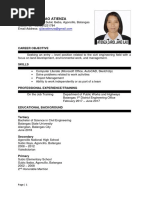Sample Resume | PDF | Engineer | Engineering