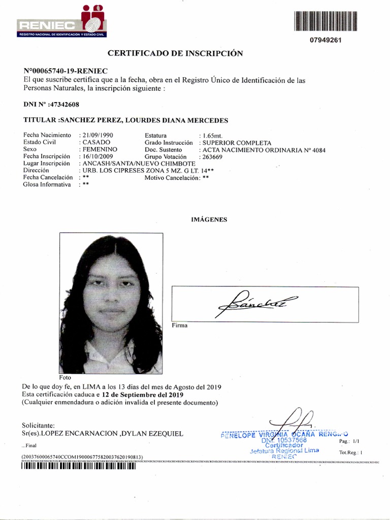 Lourdes Diana Mercedes SÁNCHEZ PÉREZ - Asesora de Subgerencia de ...