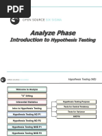 Minitab Hypothesis Testing Guide | PDF | Student's T Test | P Value