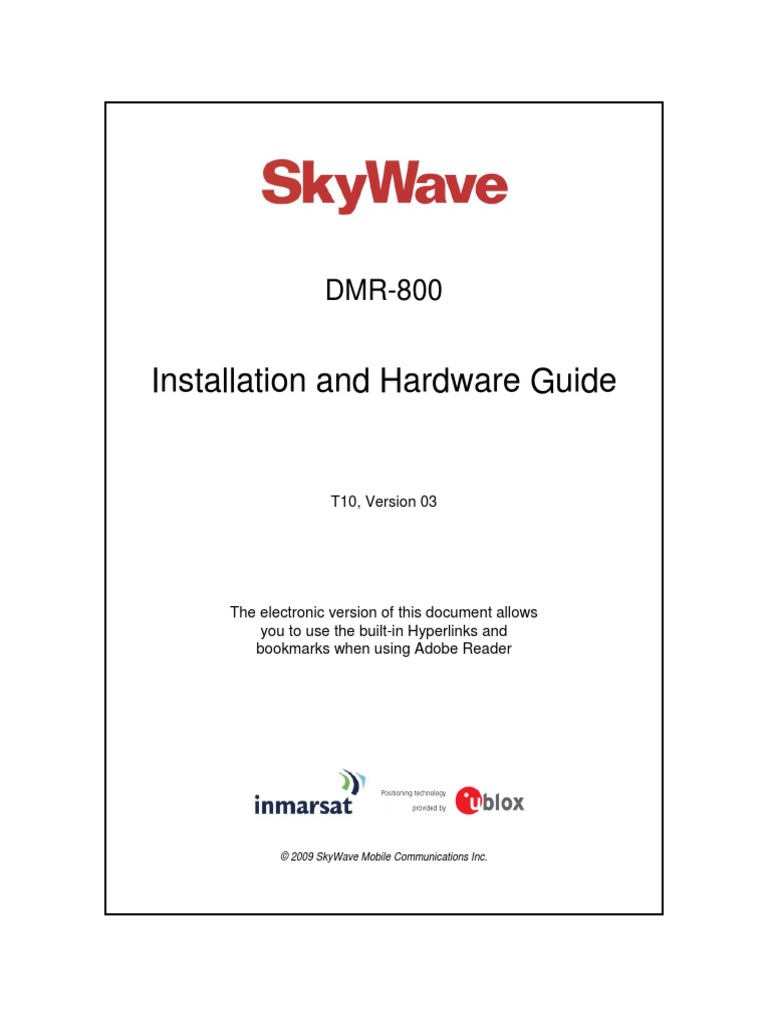 DMR 800 Installation and Hardware Guide1 | PDF | Electrical Connector ...