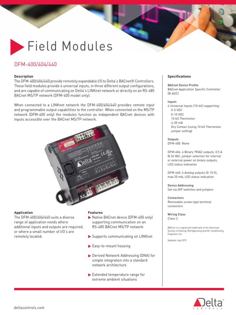 Field Modules: Specifications Description | PDF | Input/Output ...