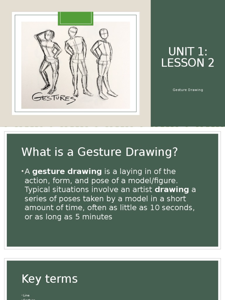 Gesture Drawing Techniques and Projects | PDF | Art