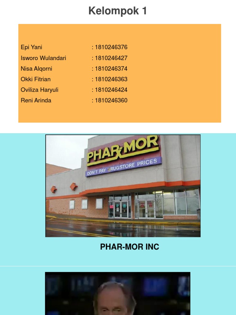 Phar Mor | PDF | Pengelolaan Keuangan & Uang