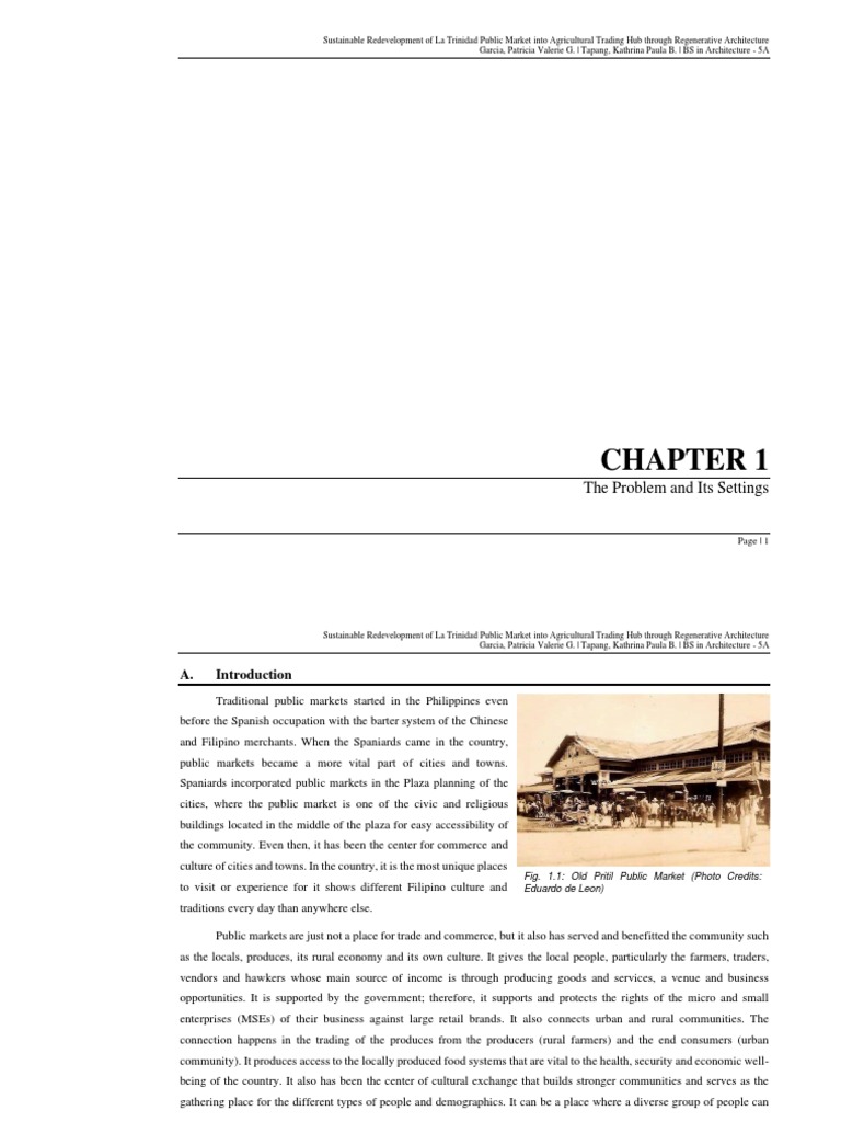 Redevelopment of Public Market | PDF | Retail | Sustainability