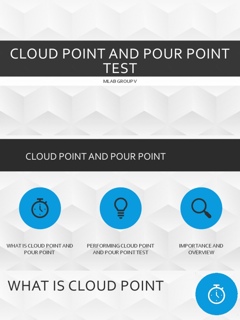 Cloud and Pour Point Testing Overview | PDF