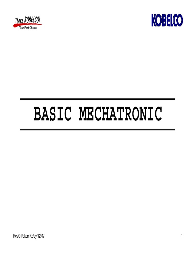 Basic Mechatronic | PDF