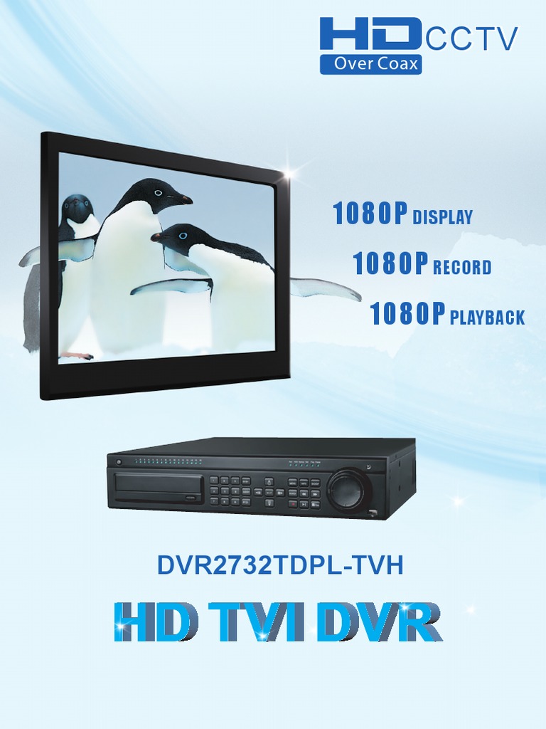 Hdtvidvr | PDF | Digital Video Recorder | H.264/Mpeg 4 Avc