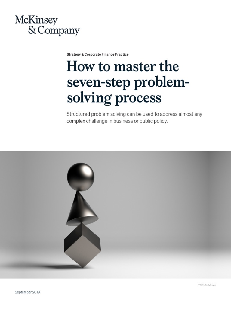 Problem Solving Process | PDF | Design Thinking | Thought