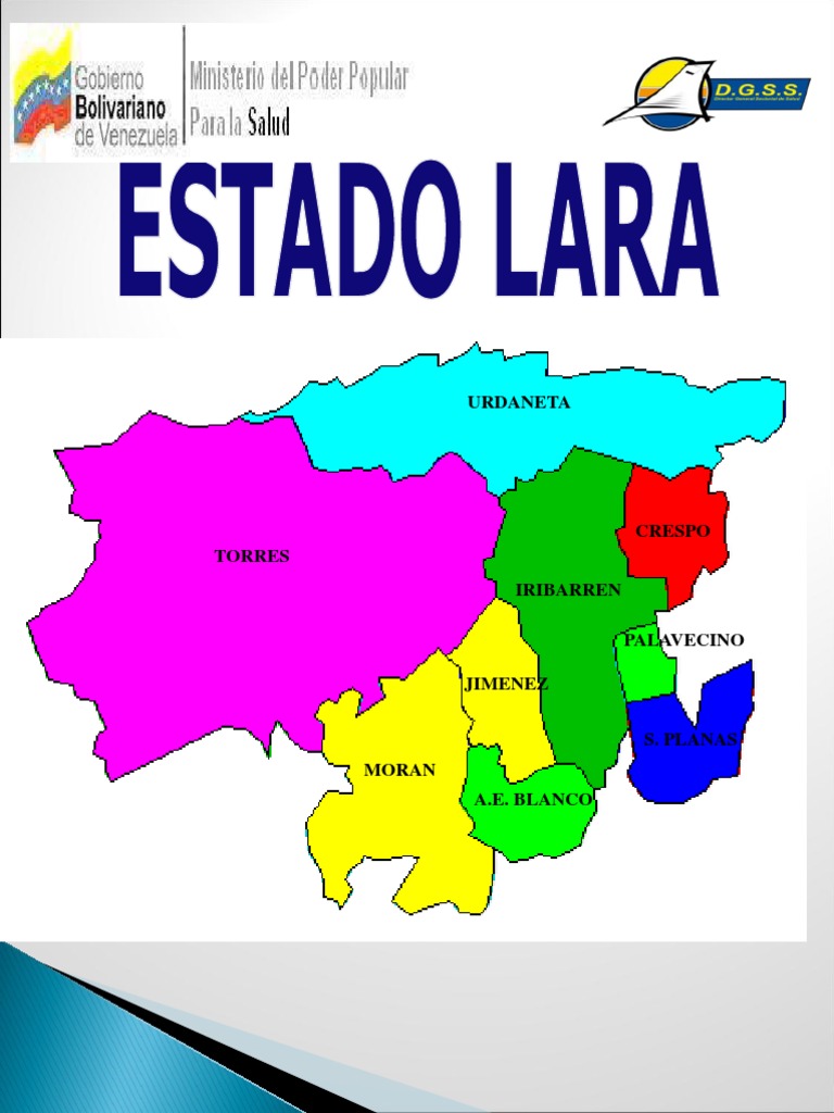Mapa Del Estado Lara | PDF