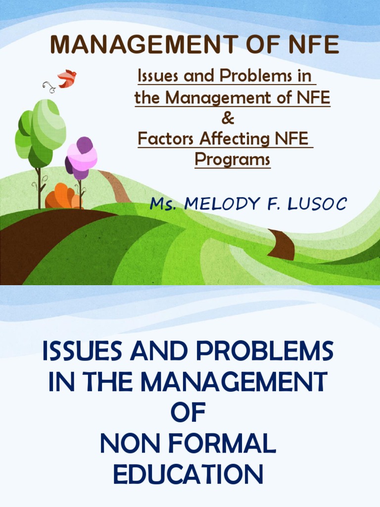 Powerpoint in Nfe | PDF | Literacy | Poverty
