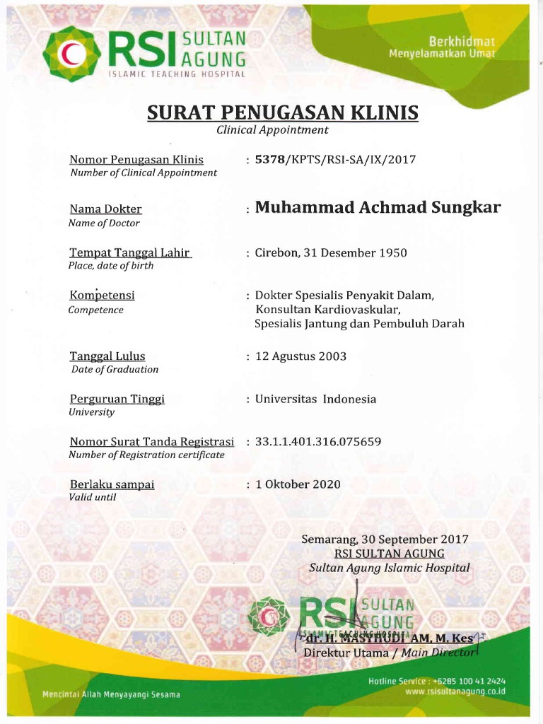 Dr. Muhammad Achmad Sungkar, SP - PD, KKV, SP - JP PDF | PDF
