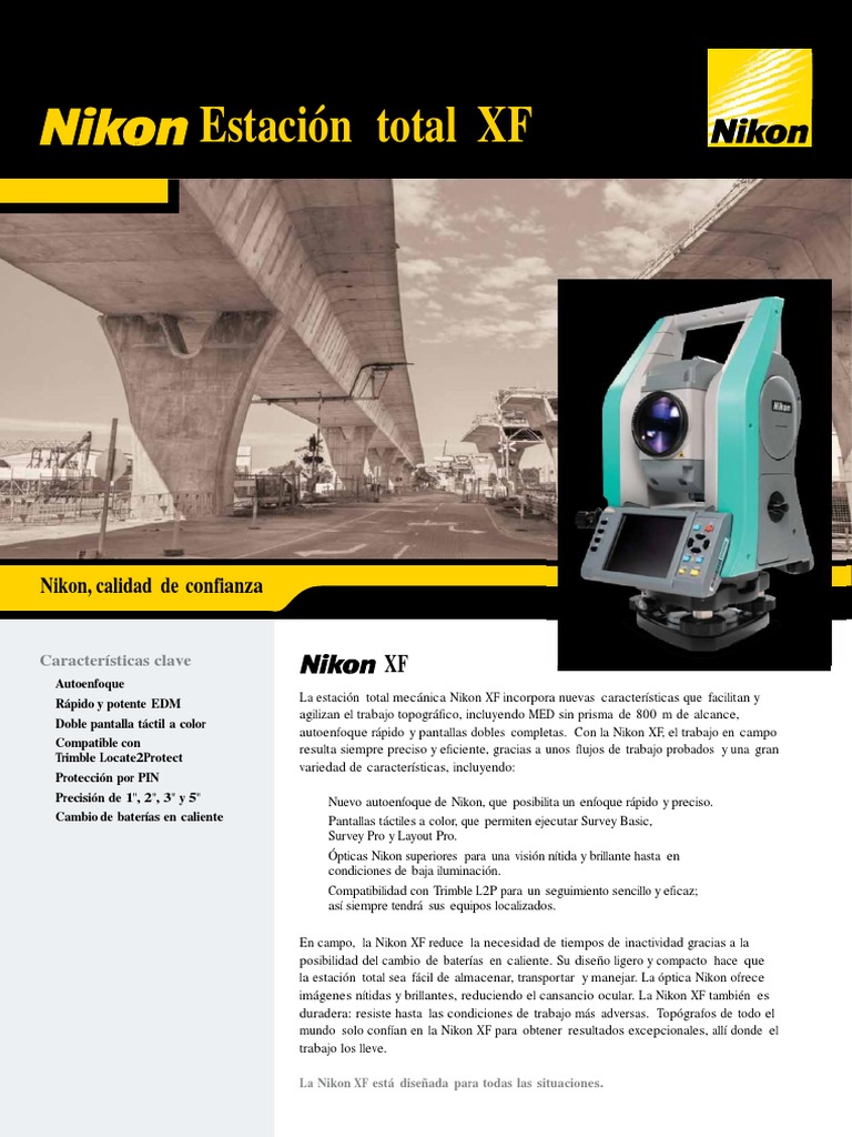 Nikon XF | PDF | Enfoque automático | Óptica
