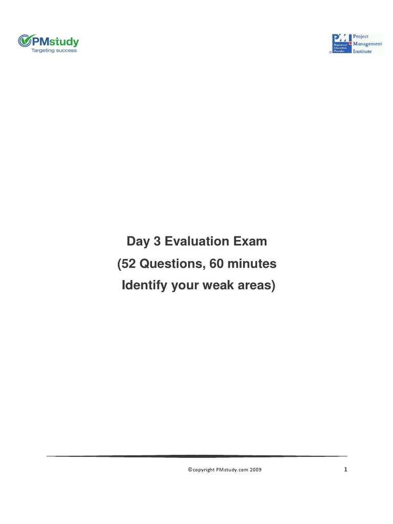 Day3 Eva Test | PDF | Risk Management | Project Management