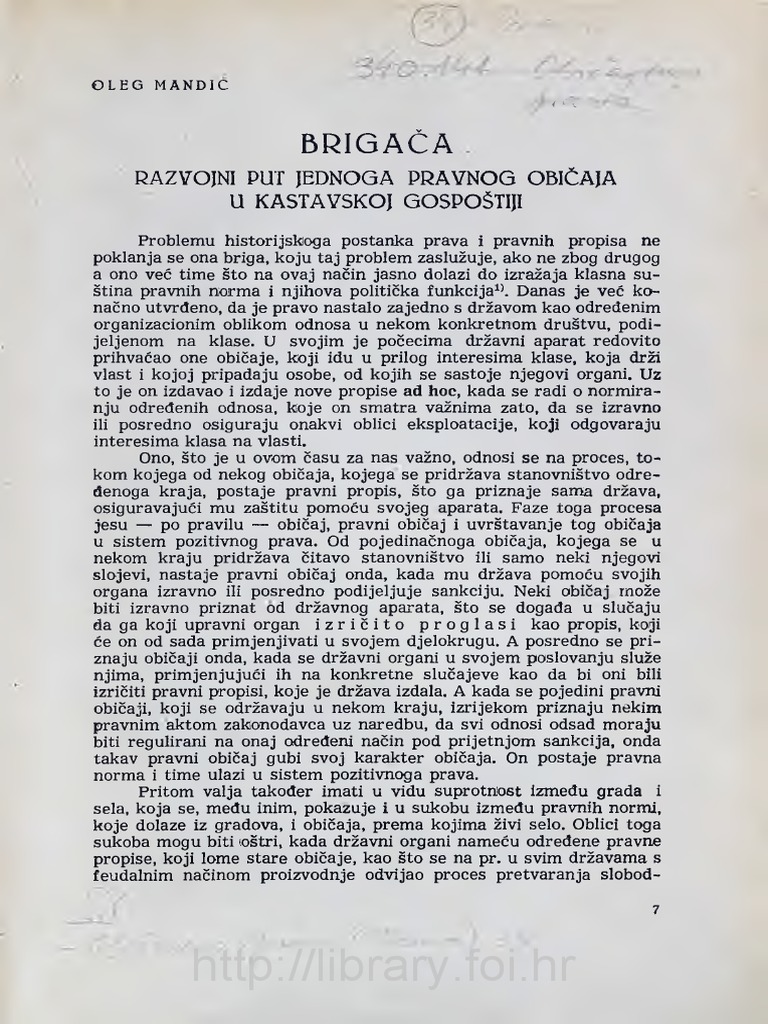 Brigaca Oleg Mandic | PDF