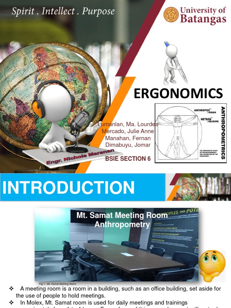 Anthropometry For A Meeting Room | PDF | Chair