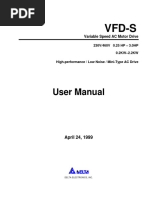 Delta VFD L User Manual | PDF | Alternating Current | Electric Motor