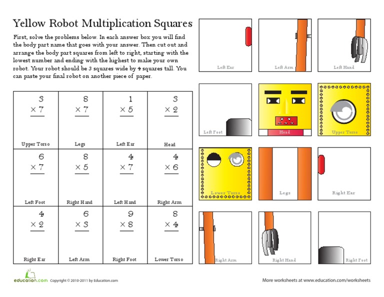 Build Robot Multiplication 2 | PDF