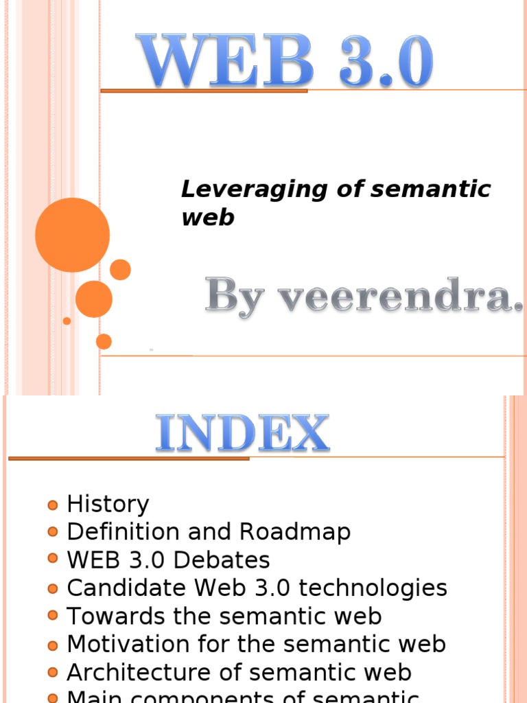 WEB 3.0 Sreevidhya@Students | PDF | Semantic Web | Resource Description Framework