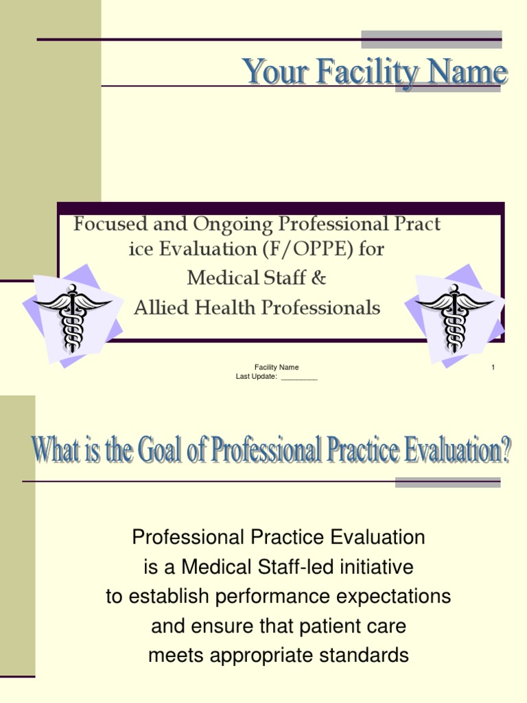 Orientation Fppe-Oppe Namss 2015 | PDF | Medical Record | Health Care