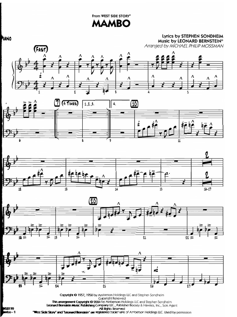 Mambo Piano | PDF