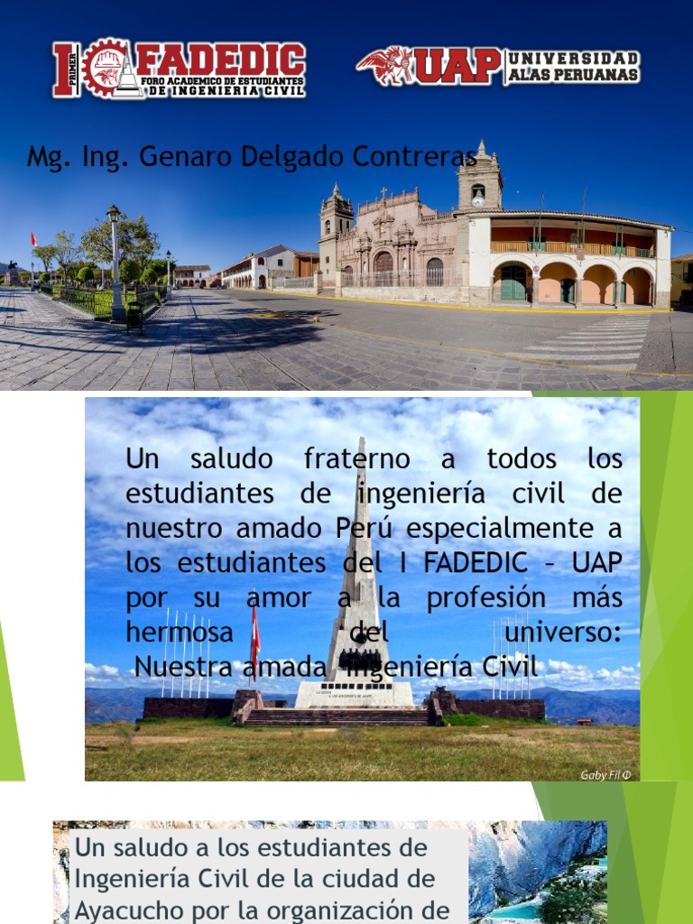 1 Genaro Delgado Contreras | PDF | Perú | Ingeniero civil