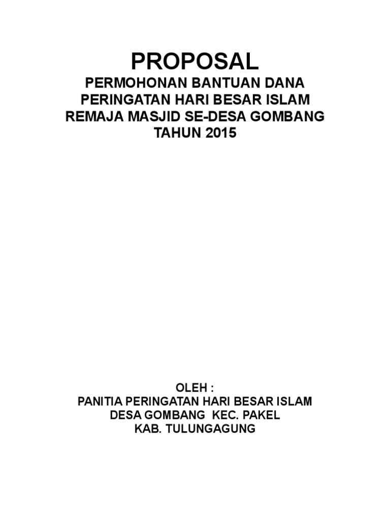 Proposal Fatayat | PDF