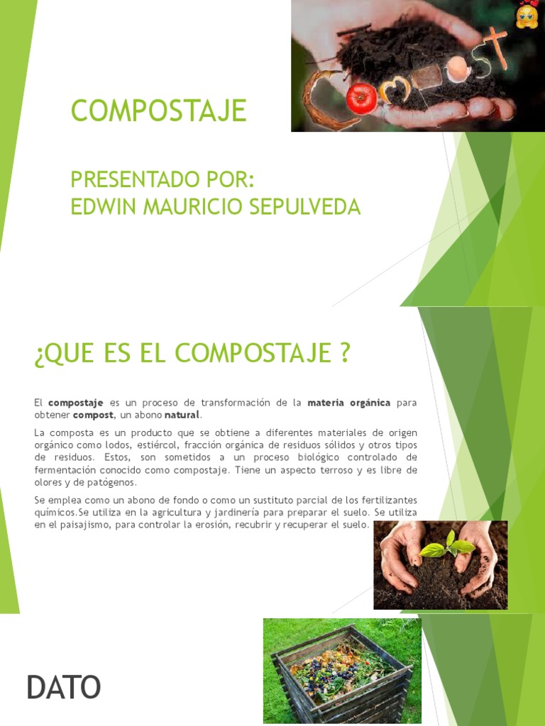Exposicion de Compostaje | PDF | Compost | Suelo
