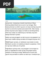 Si Kalabaw at Si Tagak | PDF