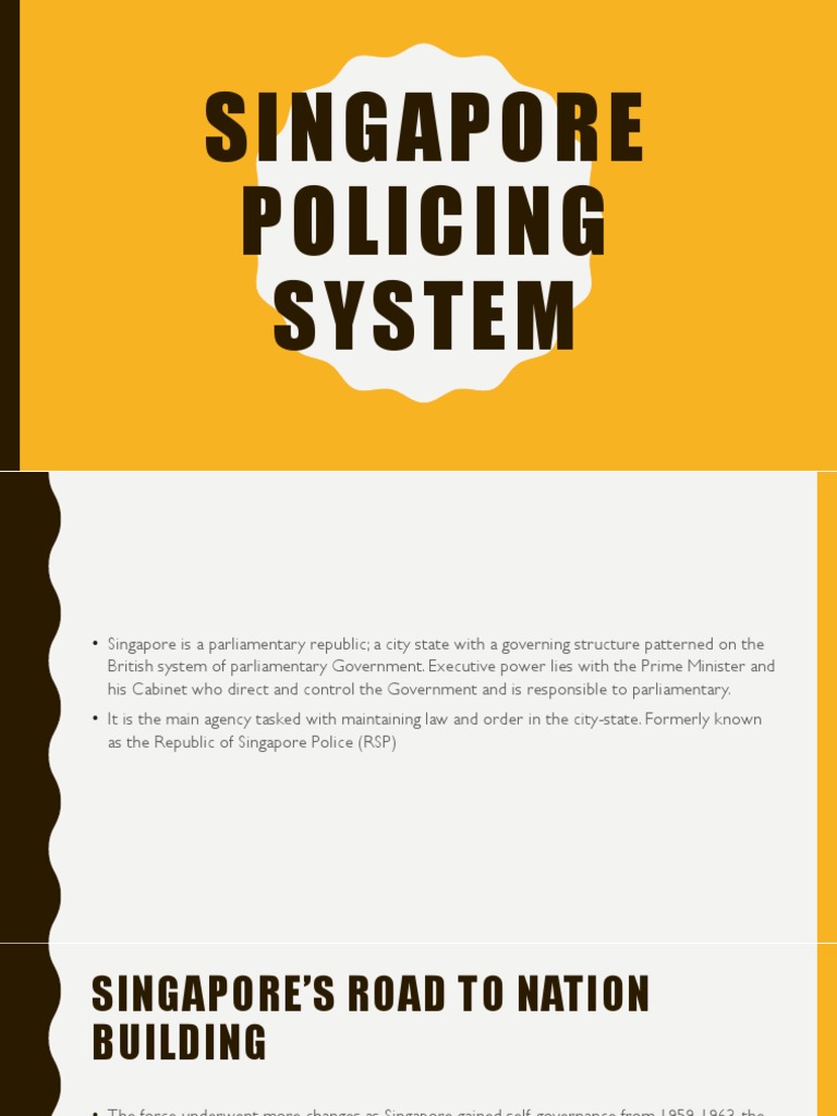 Singapore Policing System | PDF | Police | Human Resources